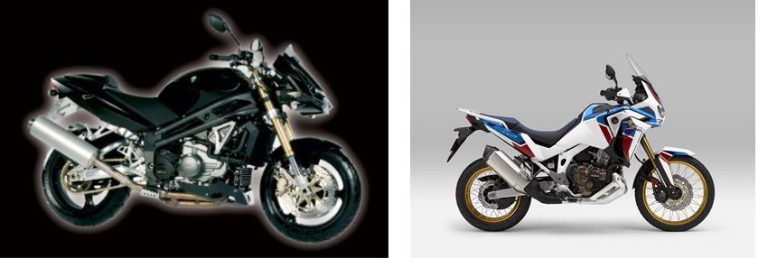 Motorrad Vergleich MZ 1000 SF 2009 vs. Honda CRF1100L Africa Twin ...