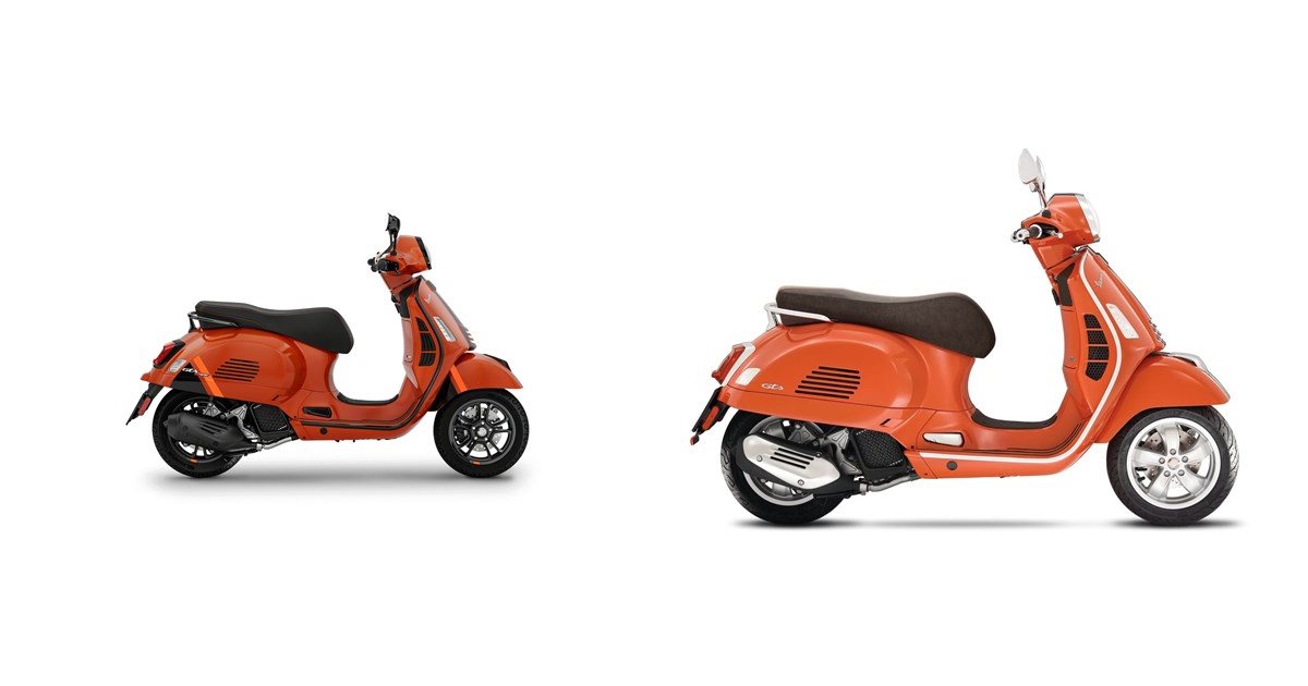 Motorrad Vergleich Vespa GTS 125 Super Sport 2023 vs. Vespa GTS 125 iGET 2021