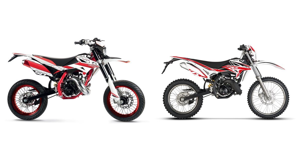 Motorrad Vergleich Beta RR Enduro 50 2017 vs. Beta RR 50 2020