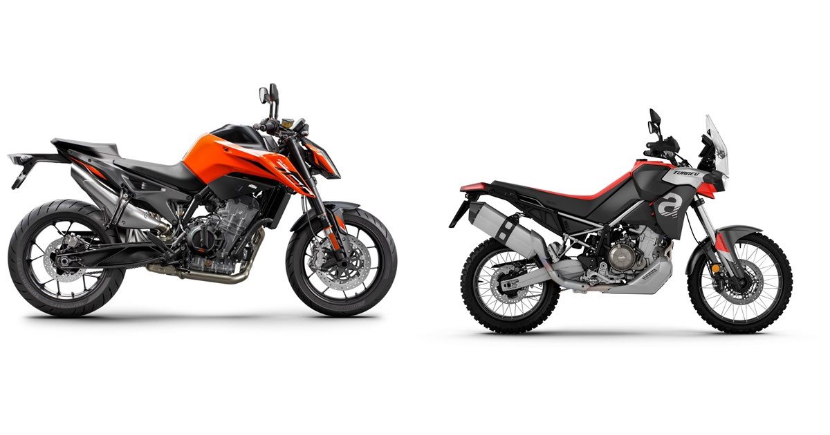 Motorrad Vergleich KTM 790 Duke 2022 vs. Aprilia Tuareg 660 2022