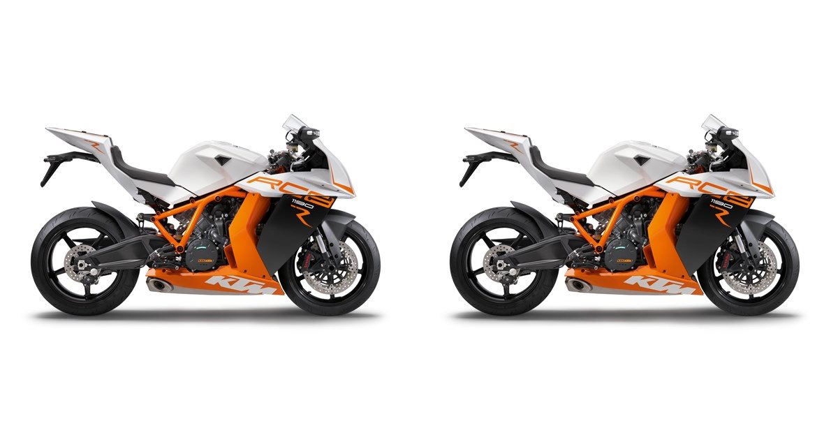 Motorrad Vergleich KTM 1190 RC8 R 2013 vs. KTM 1190 RC8 R 2015