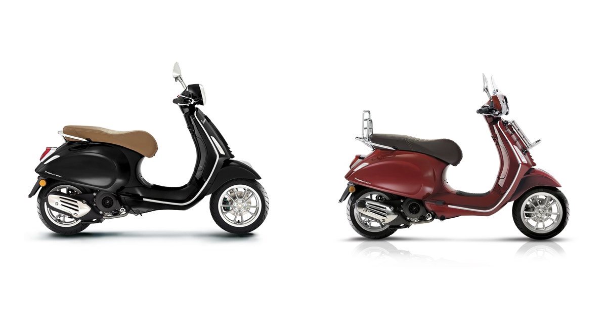 Motorrad Vergleich Vespa Primavera 125 2021 vs. Vespa Primavera 125 Touring 2021
