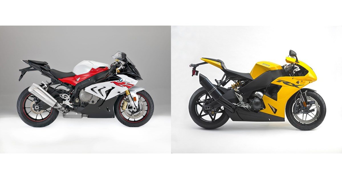 BMW S 1000 RR 2017 vs EBR 1190 RX 2015