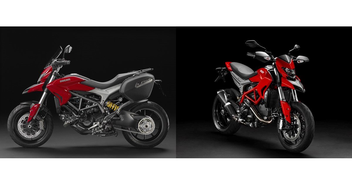 Motorrad Vergleich Ducati Hyperstrada 2015 vs. Ducati Hypermotard 821 2013
