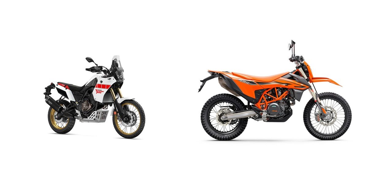 Motorrad Vergleich Yamaha Tenere 700 Rally Edition 2022 vs. KTM 690 Enduro R 2023