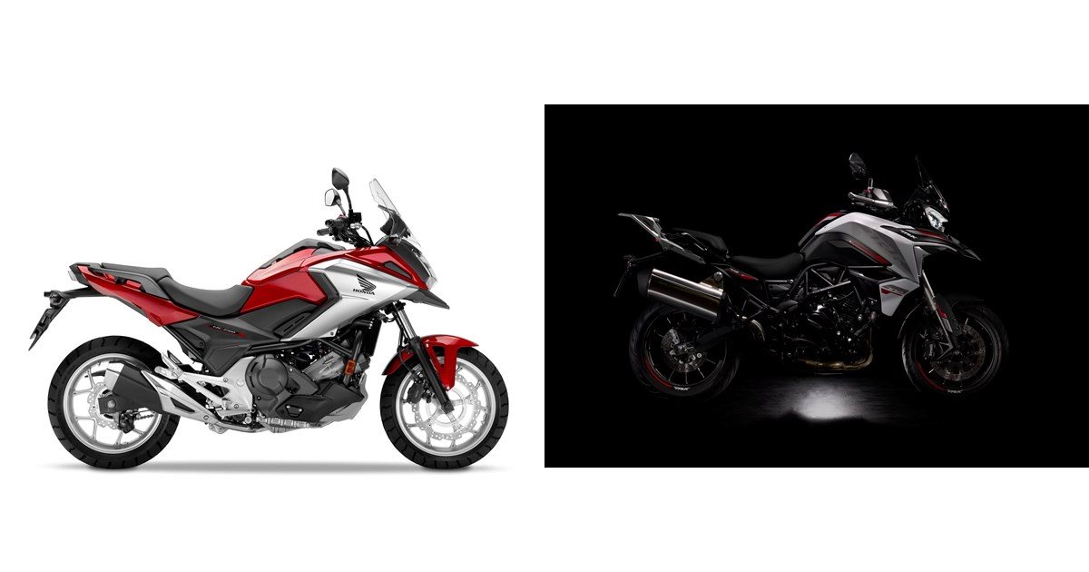 Honda NC750X 2017 vs Benelli TRK 702 2023