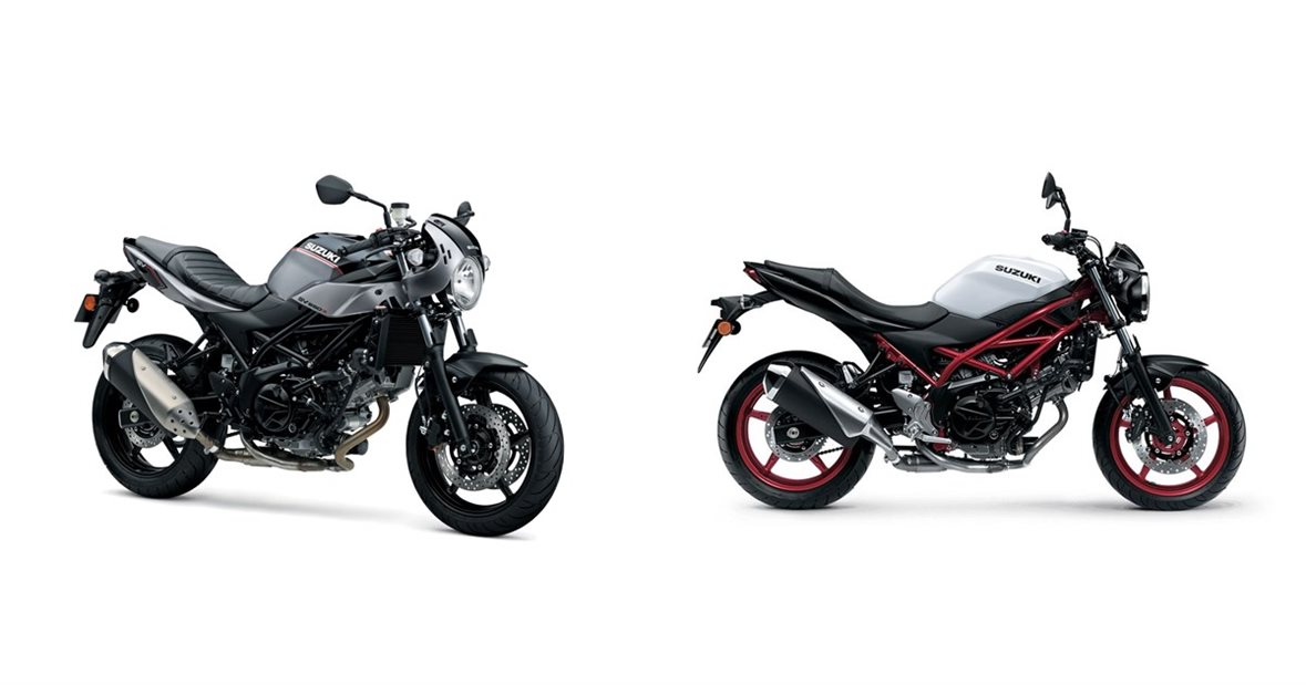 Motorrad Vergleich Suzuki SV650X 2019 vs. Suzuki SV650 2021
