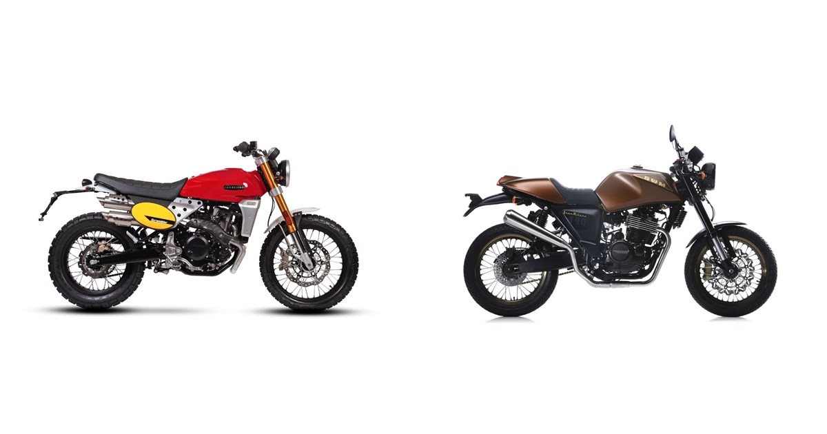 Motorrad Vergleich Fantic Caballero Scrambler 500 2021 vs. SWM Gran ...