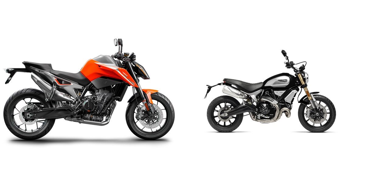 KTM 790 Duke 2019 vs Ducati Scrambler 1100 2020