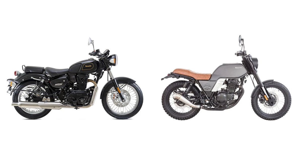 Motorrad Vergleich Benelli Imperiale 400 2022 vs. Brixton BX 250 2019
