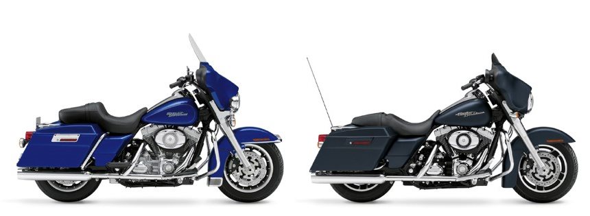 Motorrad Vergleich Harley-Davidson Touring Electra Glide Standard FLHT ...
