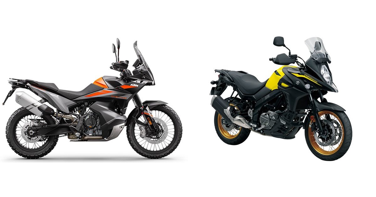 Motorrad Vergleich KTM 890 Adventure 2023 vs. Suzuki V-Strom 650 XT 2019