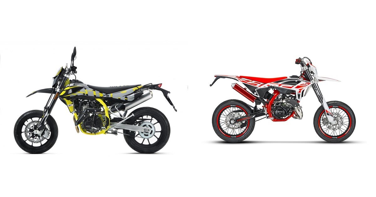 Motorrad Vergleich SWM SM 125 R 2020 vs. Beta RR 50 Motard Track 2022