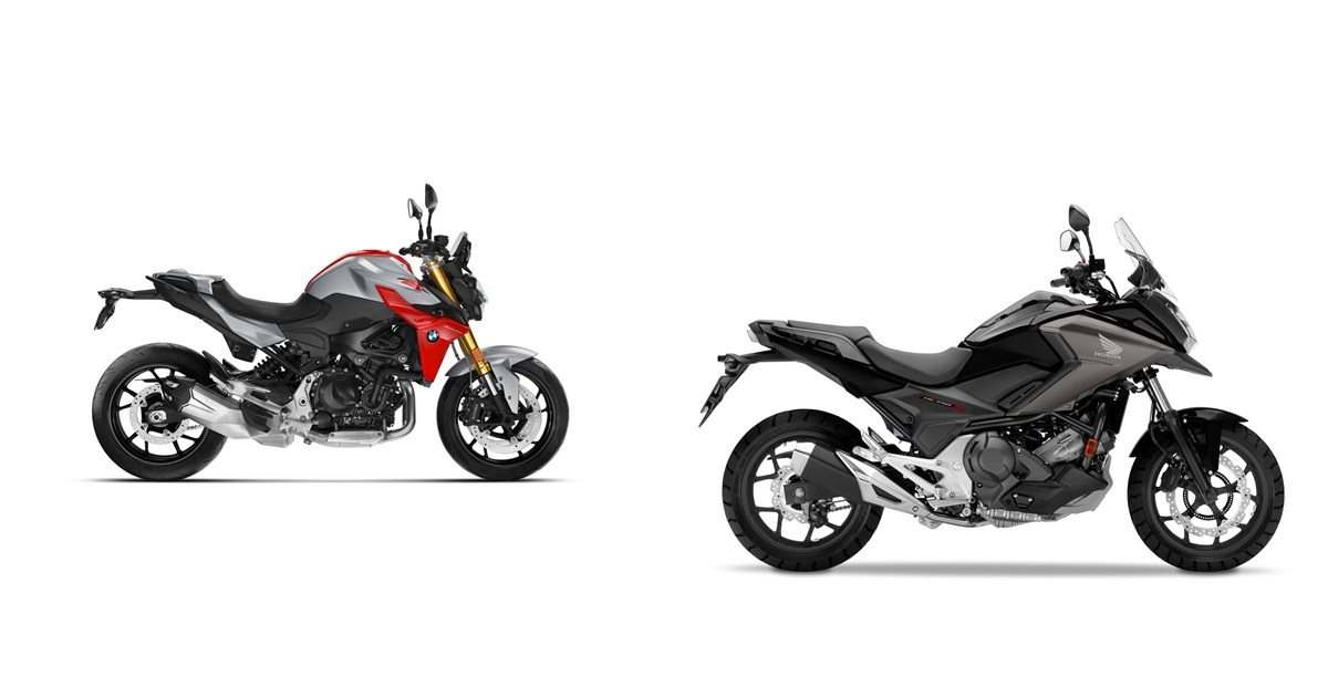 Motorrad Vergleich BMW F 900 R 2021 vs. Honda NC750X DCT 2020