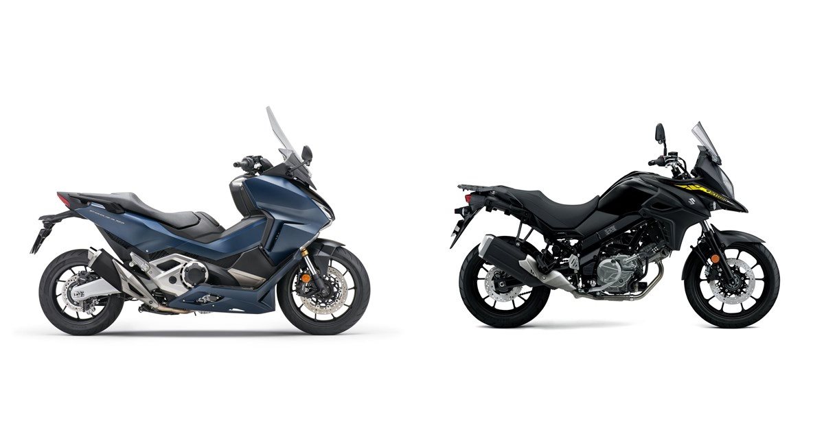 Motorrad Vergleich Honda Forza 750 2022 vs. Suzuki V-Strom 650 2022