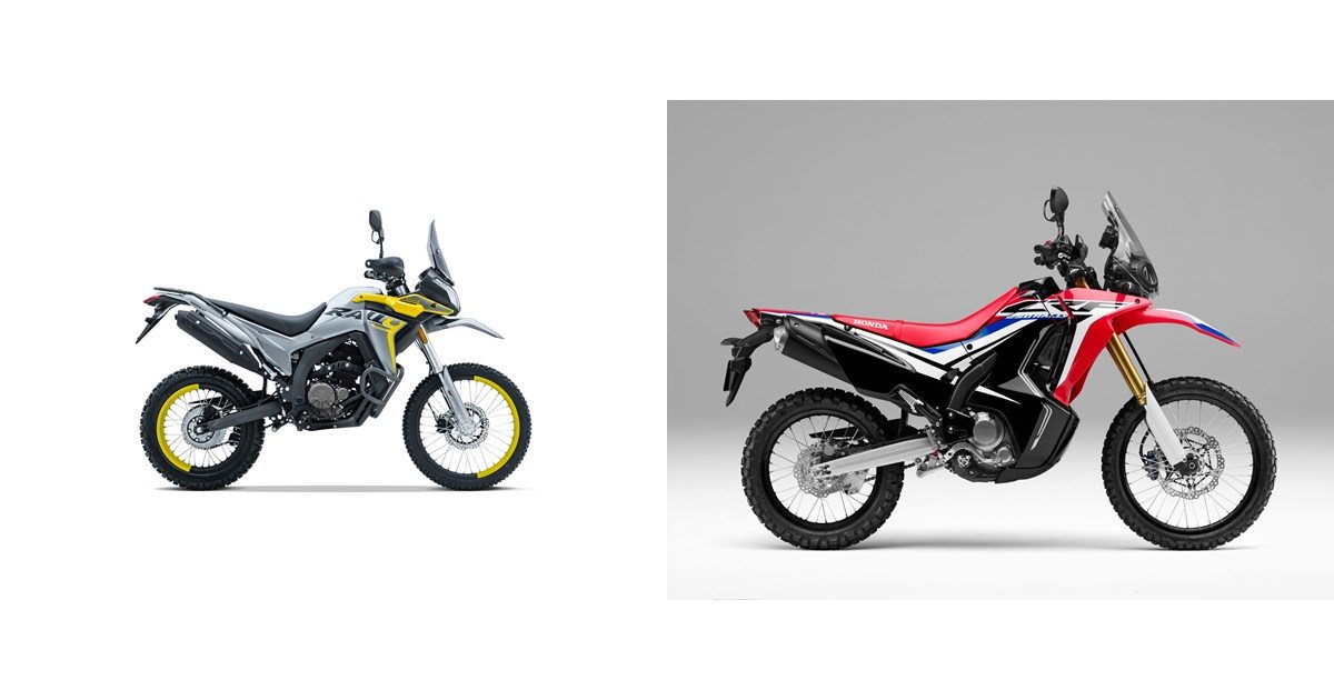 Voge 300 Rally 2023 vs Honda CRF250 Rally 2019