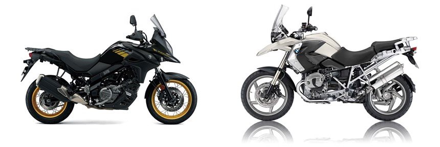 Motorrad Vergleich Suzuki V-Strom 650 XT 2020 vs. BMW R 1200 GS 2010
