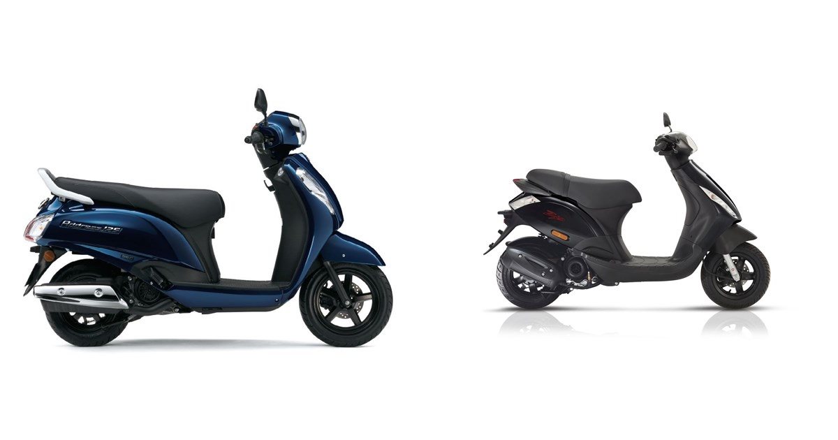 Motorrad Vergleich Suzuki Address 125 2022 vs. Piaggio ZIP 50 2021