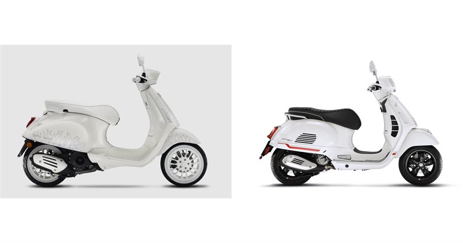 Motorrad Vergleich Vespa Sprint Justin Bieber X Vespa 50 2023 vs. Vespa GTS 300 Super Sport 2022
