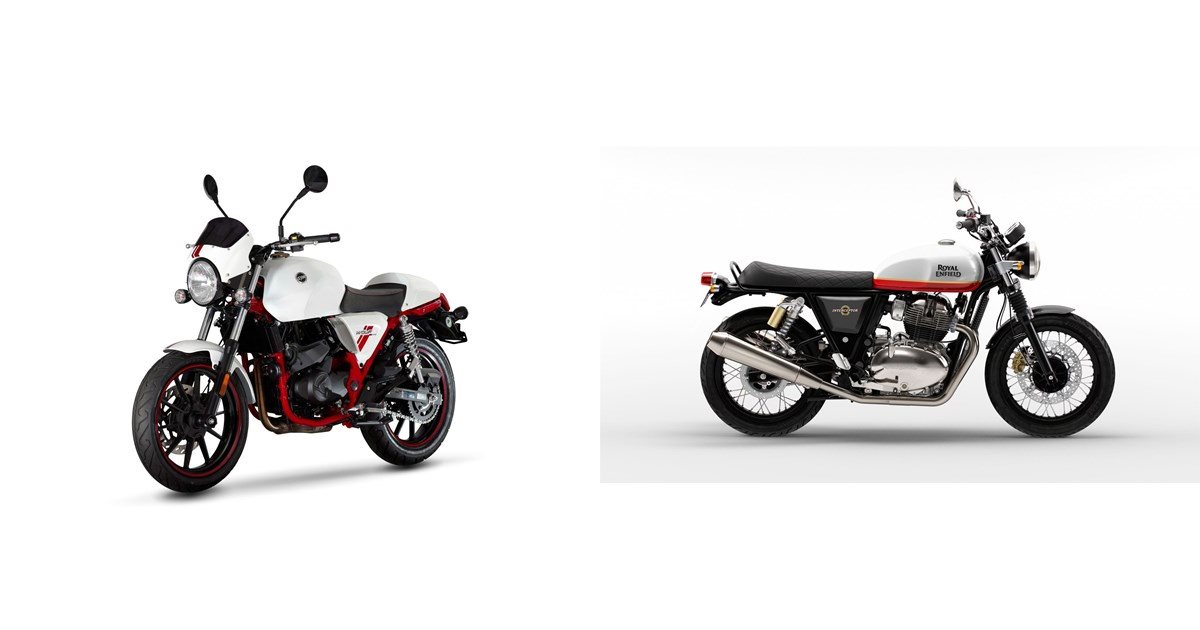 Motorrad Vergleich Sym Wolf CR 300i 2021 vs. Royal Enfield Interceptor ...