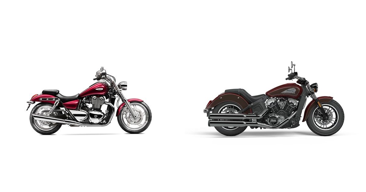 Triumph Thunderbird 2015 vs Indian Scout 2021