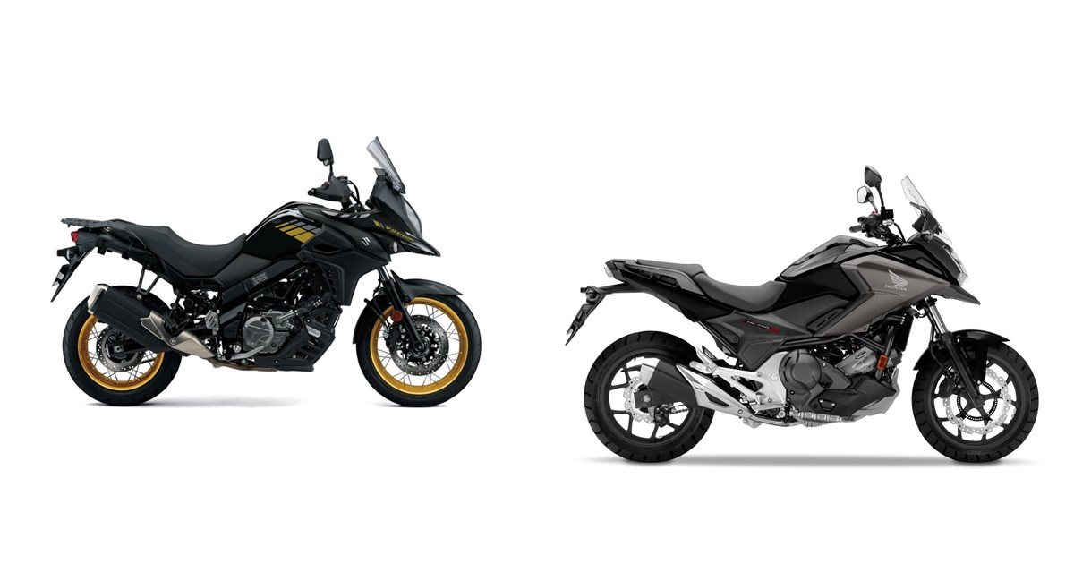 Confronto tra moto Suzuki V-Strom 650 XT 2020 VS. Honda NC750X DCT 2020