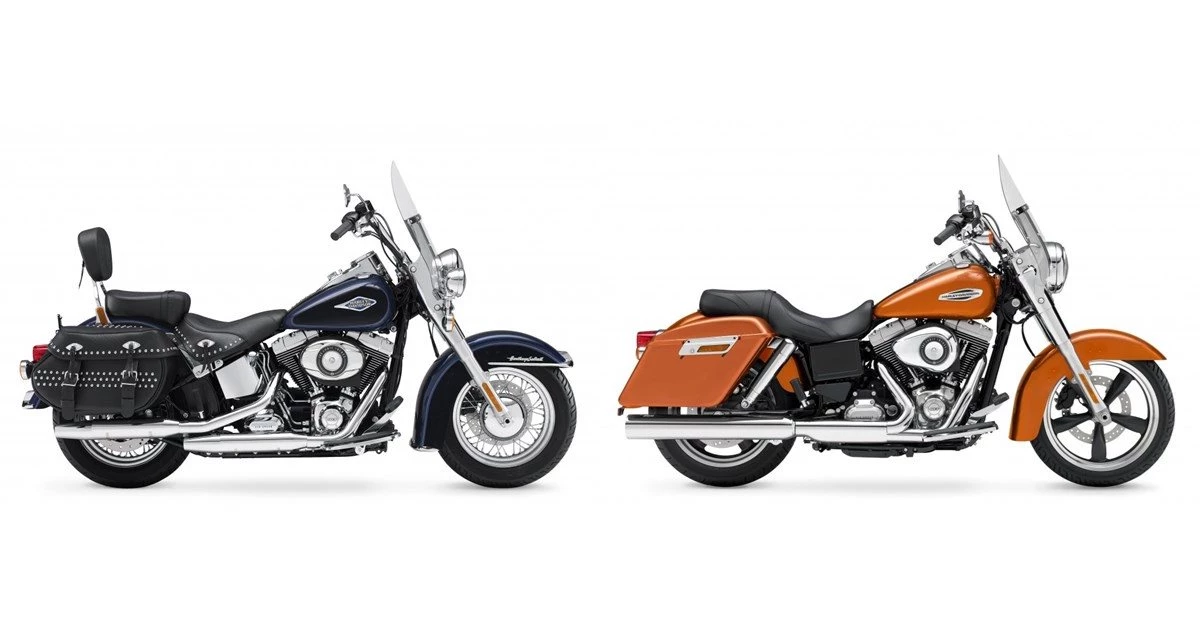 Harley-Davidson Softail Heritage Classic FLSTC 2014 vs Harley-Davidson ...