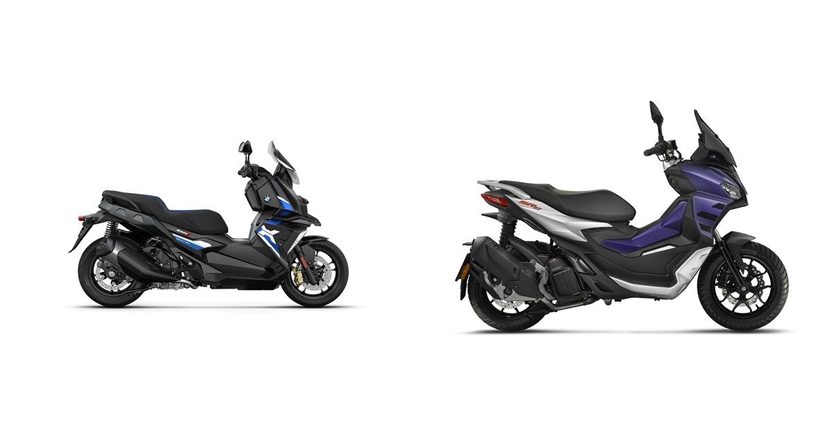 Motorrad Vergleich BMW C 400 X 2021 vs. Aprilia SR GT 200 2022