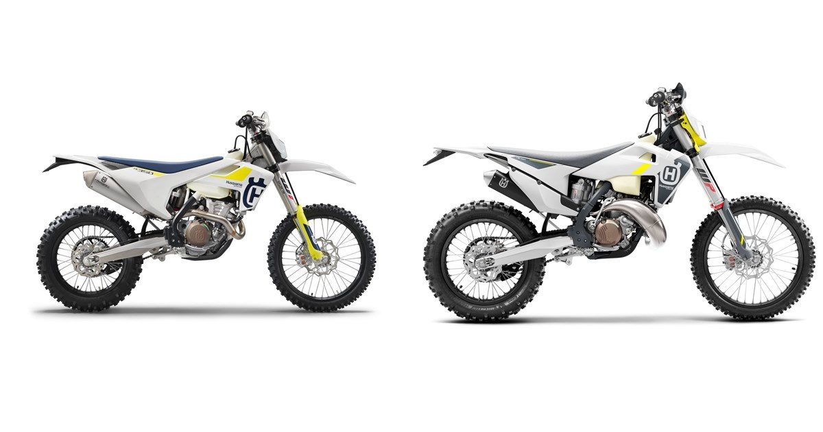 Motorrad Vergleich Husqvarna FE 350 2019 vs. Husqvarna TE 150i 2022