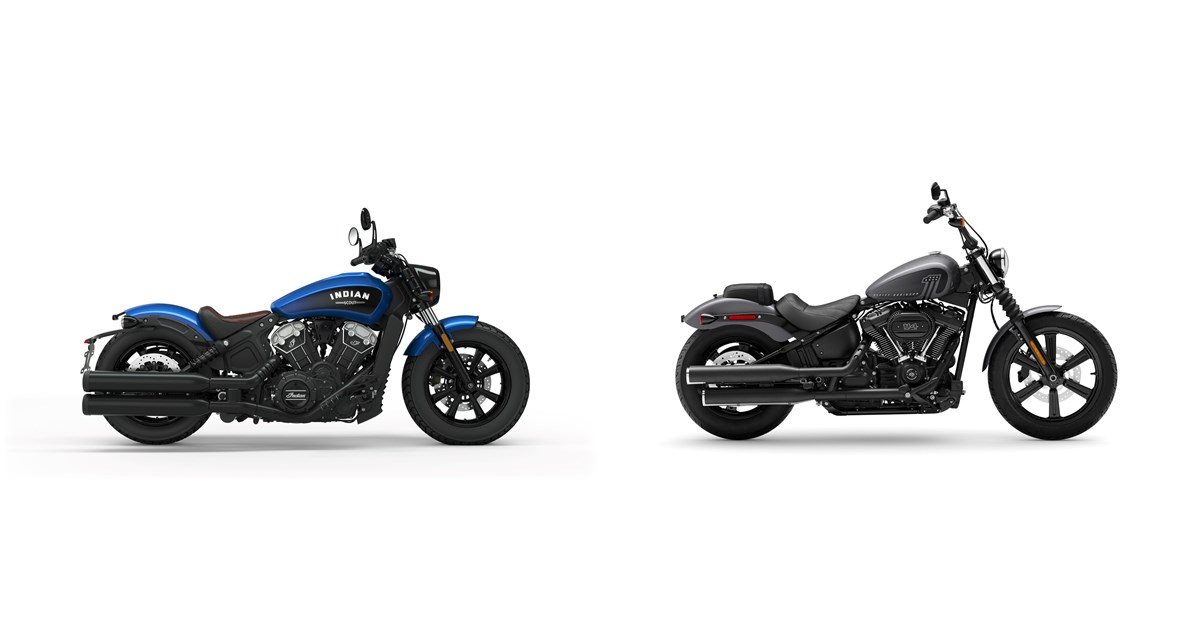 Indian Scout Bobber 2020 vs Harley-Davidson Softail Street Bob 114 ...
