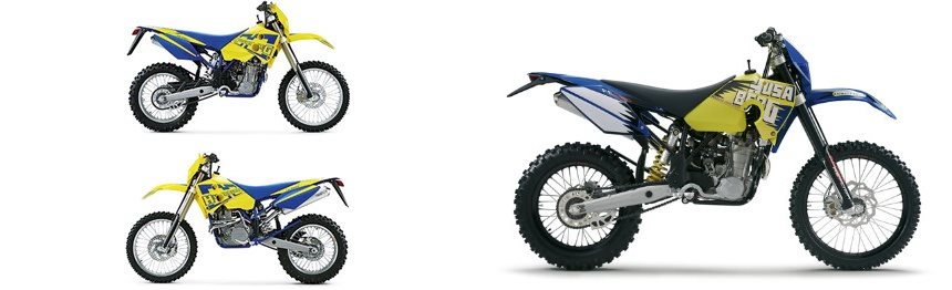 Motorrad Vergleich Husaberg FE 550 E 2005 vs. Husaberg FE 550 E 2008