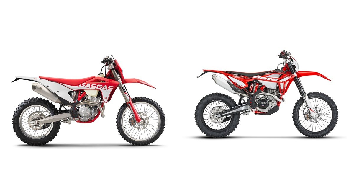 Motorrad Vergleich GASGAS EC 350F 2021 vs. Beta RR 350 4T 2021