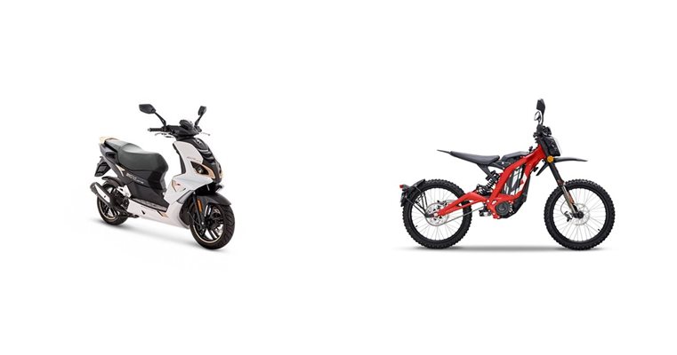 Peugeot Speedfight 4 50 Sportline 2021 vs Sur-Ron Firefly 2021