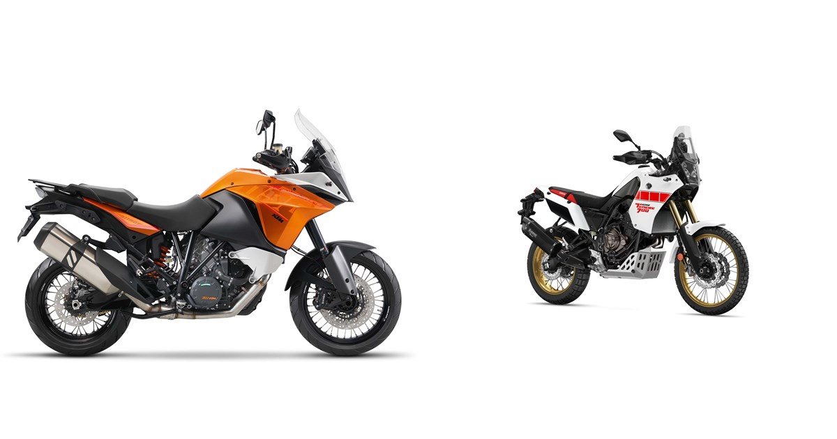Comparaison des motos KTM 1190 Adventure 2016 VS. Yamaha Tenere 700 ...