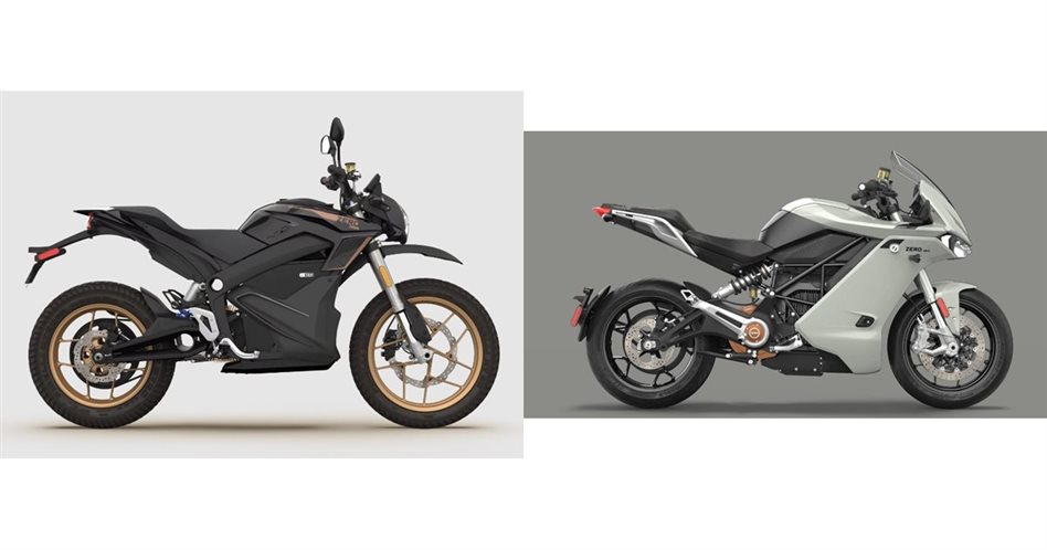 Motorrad Vergleich Zero DSR 2023 vs. Zero SR/S 2022