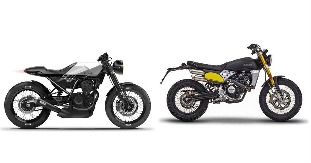 Confronto tra moto Brixton Crossfire 125 2022 VS. Fantic Caballero ...