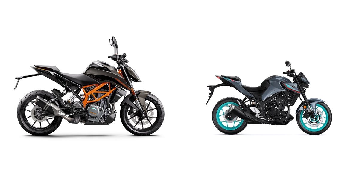 KTM 390 Duke 2023 vs Yamaha MT-03 2022