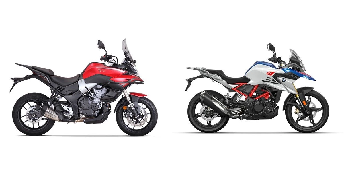 Motorrad Vergleich Voge 500DS 2021 vs. BMW G 310 GS 2023