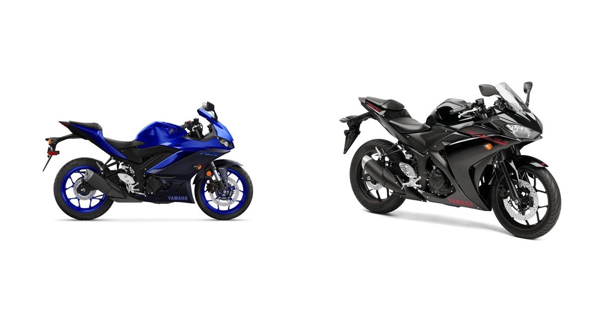 Yamaha R3 2023 vs Yamaha R3 2015
