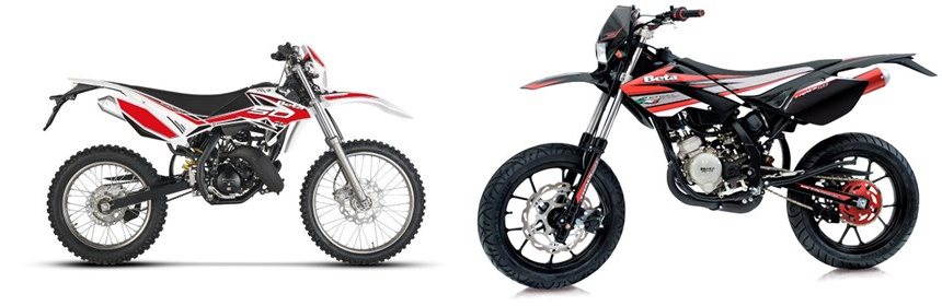 Motorrad Vergleich Beta RR 50 2019 vs. Beta RR 50 Motard Track 2009