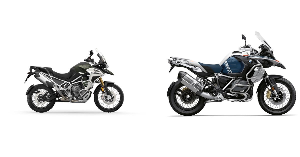 Motorrad Vergleich Triumph Tiger 1200 Rally Explorer 2023 vs. BMW R ...
