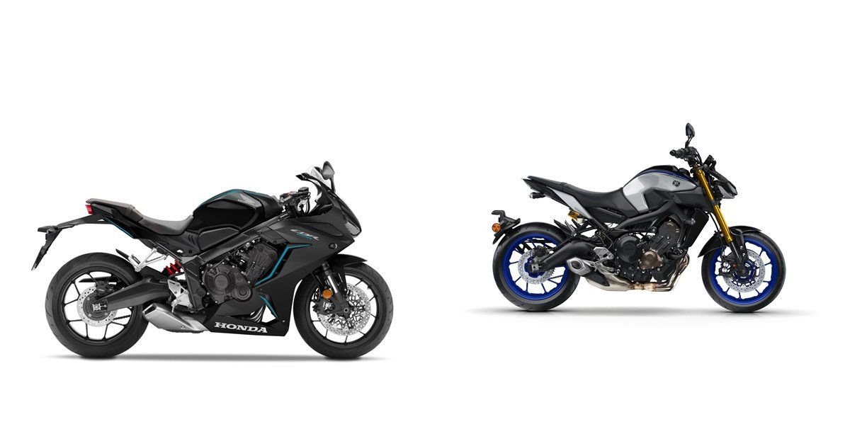 Honda CBR650R 2023 vs Yamaha MT-09 SP 2018