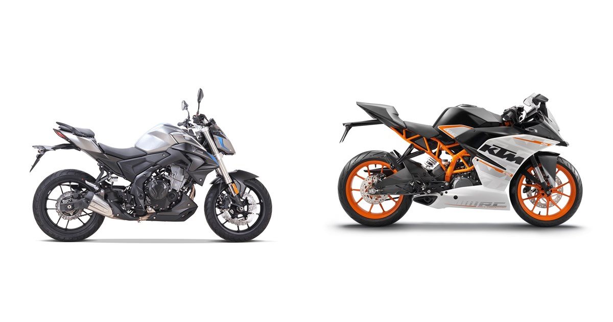 Motorrad Vergleich Voge 500R 2021 vs. KTM RC 390 2016