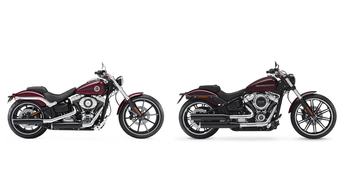 Harley-Davidson Softail Breakout FXSB 2016 vs Harley-Davidson Softail ...