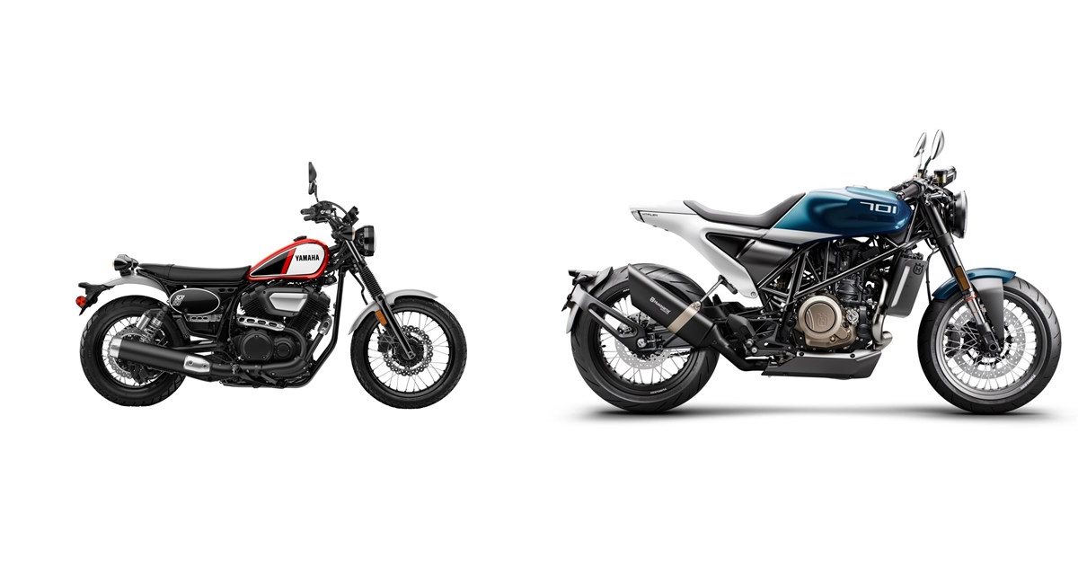 Motorrad Vergleich Yamaha SCR950 2020 vs. Husqvarna Vitpilen 701 2020