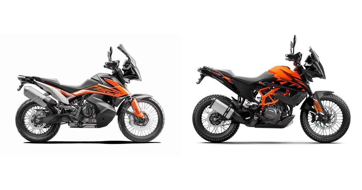 KTM 790 Adventure 2020 vs KTM 390 Adventure SW 2023