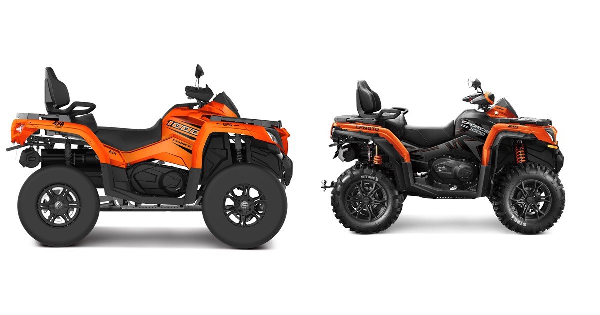 Motorrad Vergleich CFMOTO C-Force 1000 V2 EFI 4x4 2020 vs. CFMOTO C ...