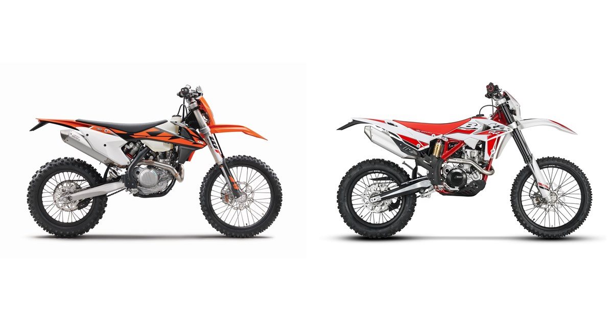 Motorrad Vergleich KTM 450 EXC-F 2018 vs. Beta RR 480 2018