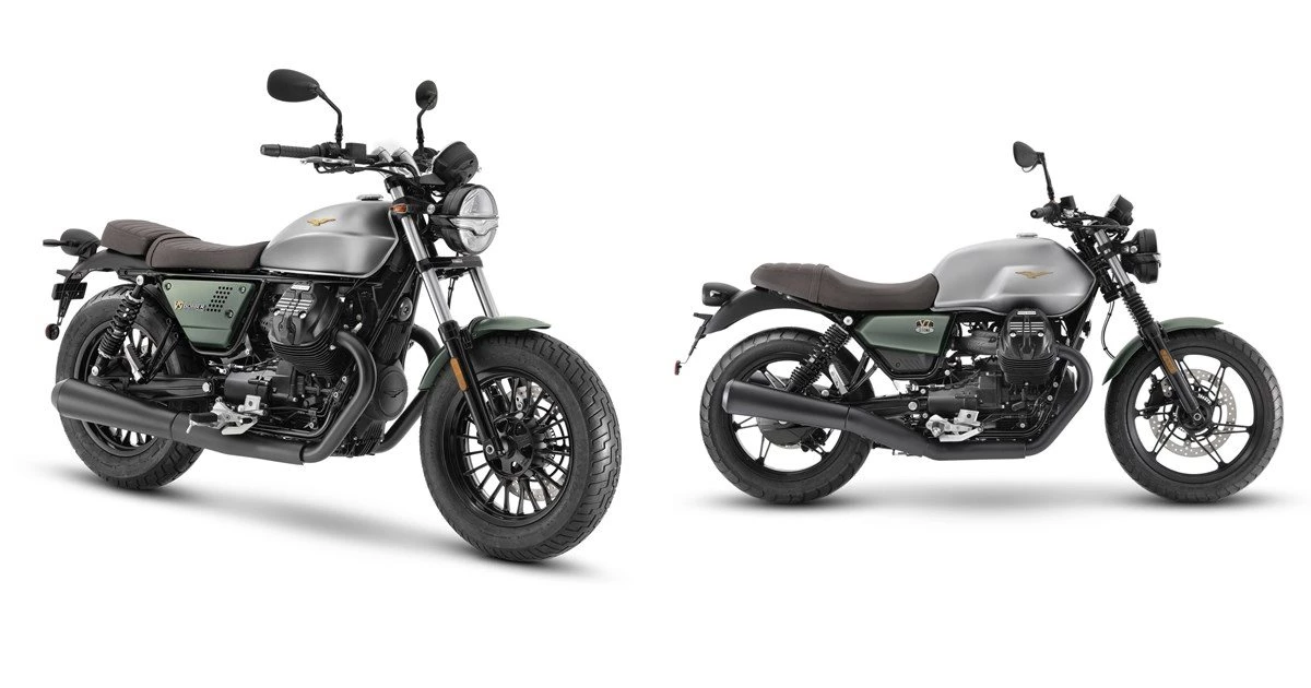 Motorrad Vergleich Moto Guzzi V9 Bobber Centenario 2021 vs. Moto Guzzi ...