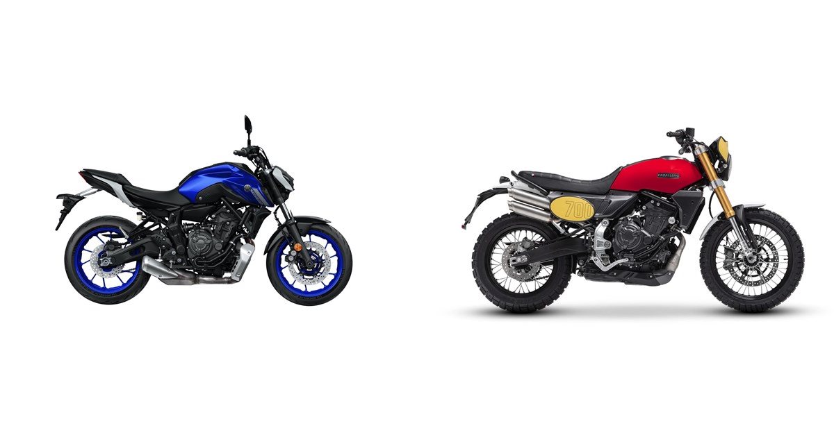 Yamaha MT-07 2021 vs Fantic Caballero 700 2023